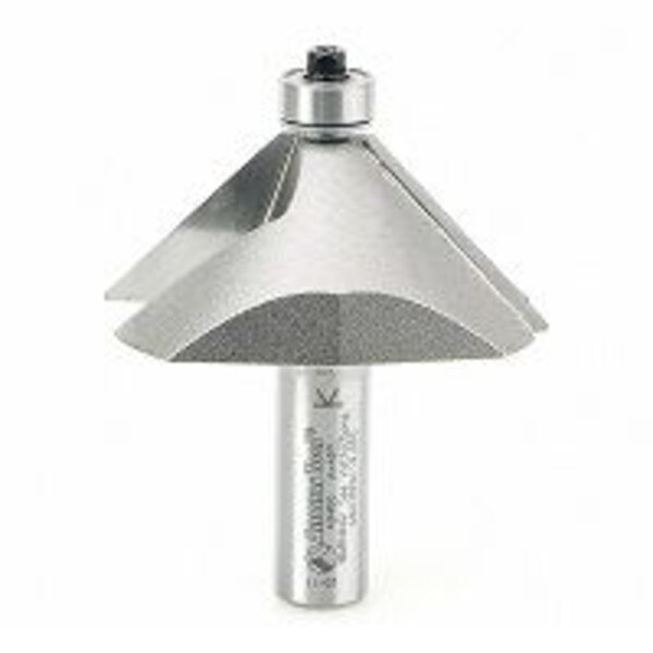 Amana Tool 49406 45 2-1/2" Chamfer Router Bit 1/2" Shank | Cirlce Saw