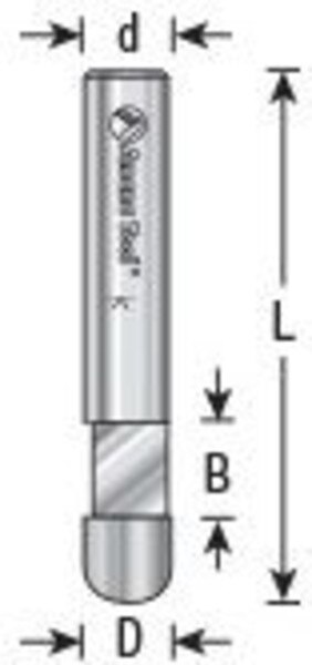 Amana Tool 51200 Flush Cutting Panel Pilot Router Bit | Cirlce Saw