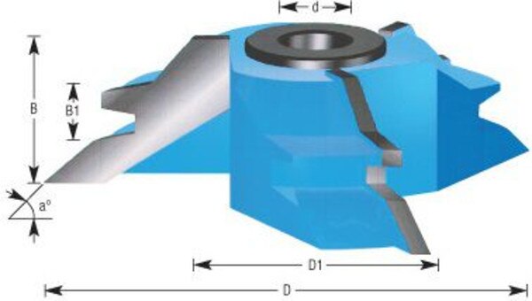 Amana Tool 998 Lock Miter Shaper Cutter | Cirlce Saw