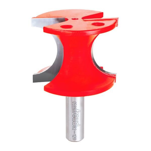 Freud 82 120 1 14 Bullnose Half Round Router Bit 12 Shank Cirlce Saw