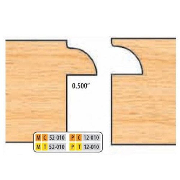 Freeborn MC-52-010 Pro C/T Optional Glass Panel Groover 2 Piece Set ...